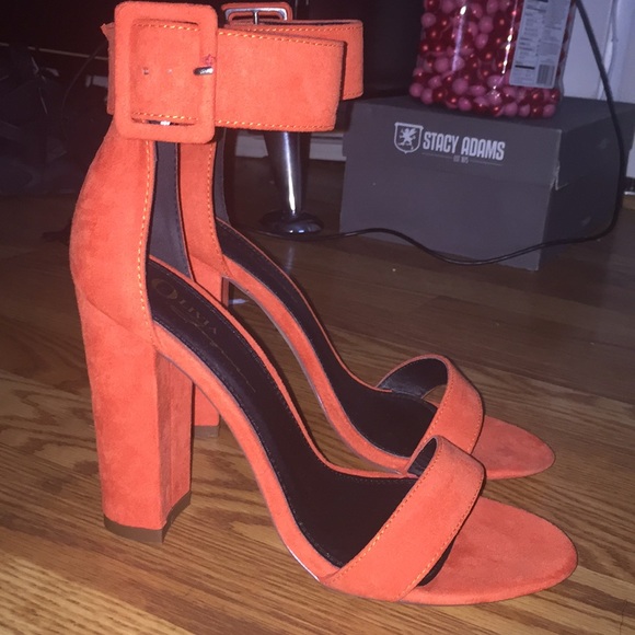 Shoes | Rust Orange Heel | Poshmark